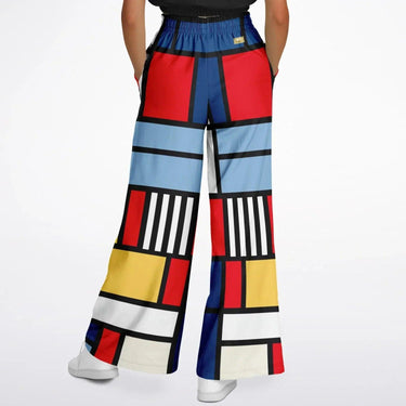 Alt Blue Hopscotch in Primary Geometric Eco-Poly Wide Leg Pants – Shop ...