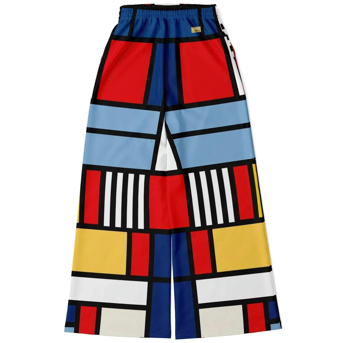 Alt Blue Hopscotch in Primary Geometric Eco-Poly Wide Leg Pants – Shop ...